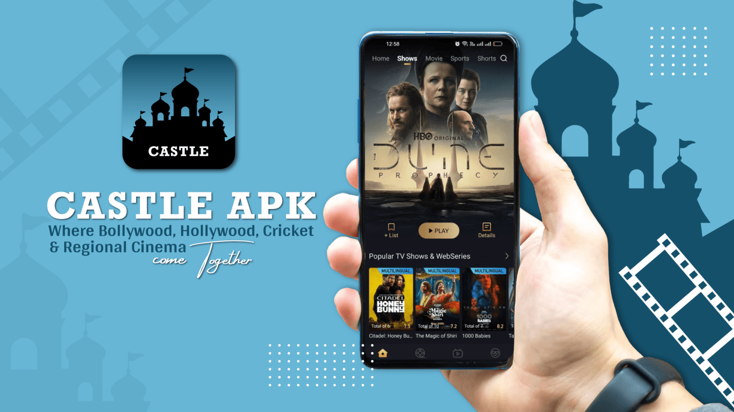 Castle APK Download India 2026 | Bollywood, Cricket & Regional Cinema